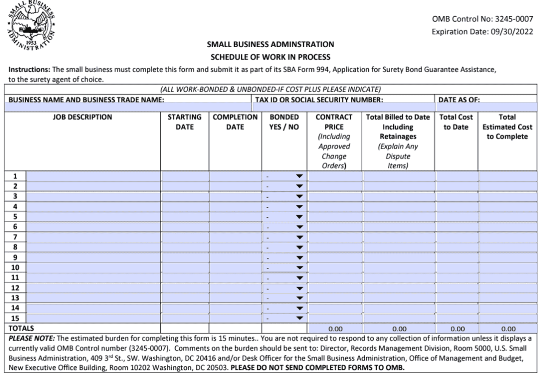 Faster, Easier Process for Contractors (and their Bond Agents) with SBA ...