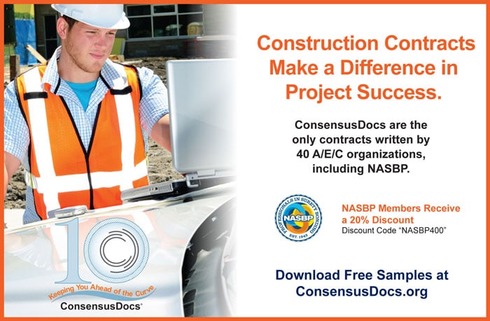 ConsensusDocs Document Useful in Addressing Materials Price Change – NASBP